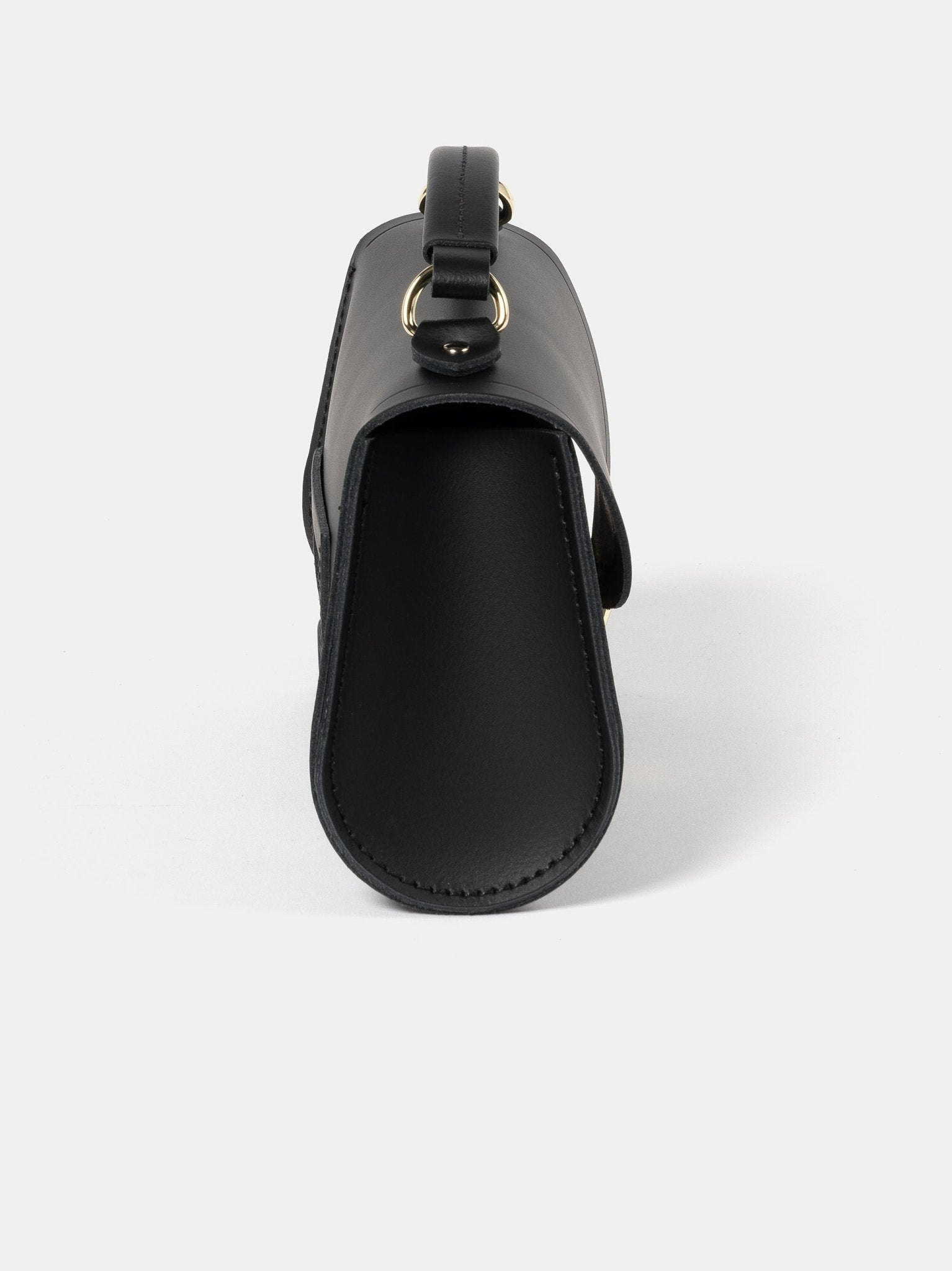 Poppy Mini Handbag - Black & Gold | Cambridge Satchel