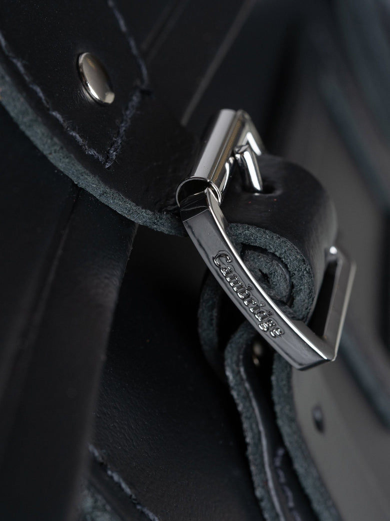 15 Inch Black Briefcase Satchel | Cambridge Satchel
