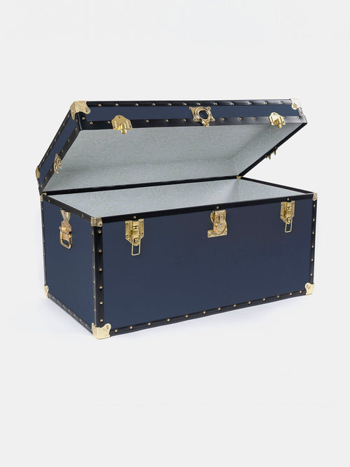 Classic Leather Trunk - Navy | Cambridge Satchel