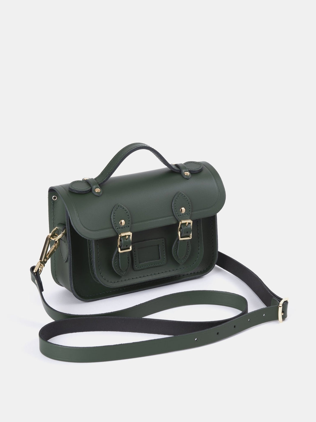 The Mini - Green Small Leather Satchel | Cambridge Satchel