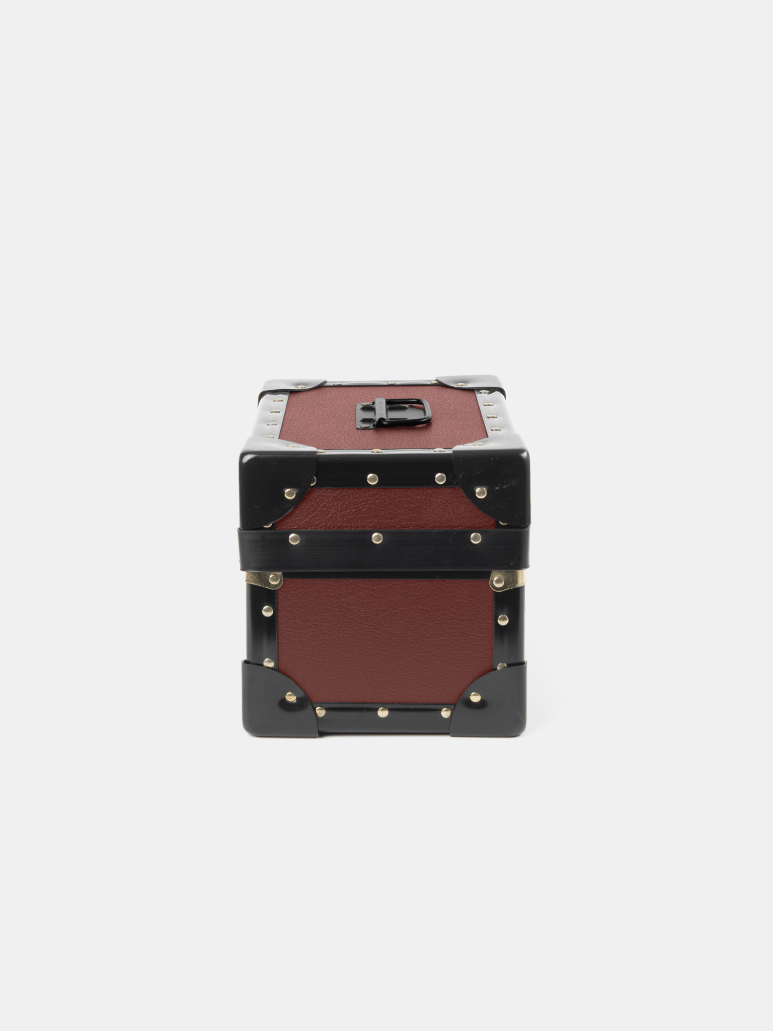 Mini Leather Trunk - Burgundy | Cambridge Satchel