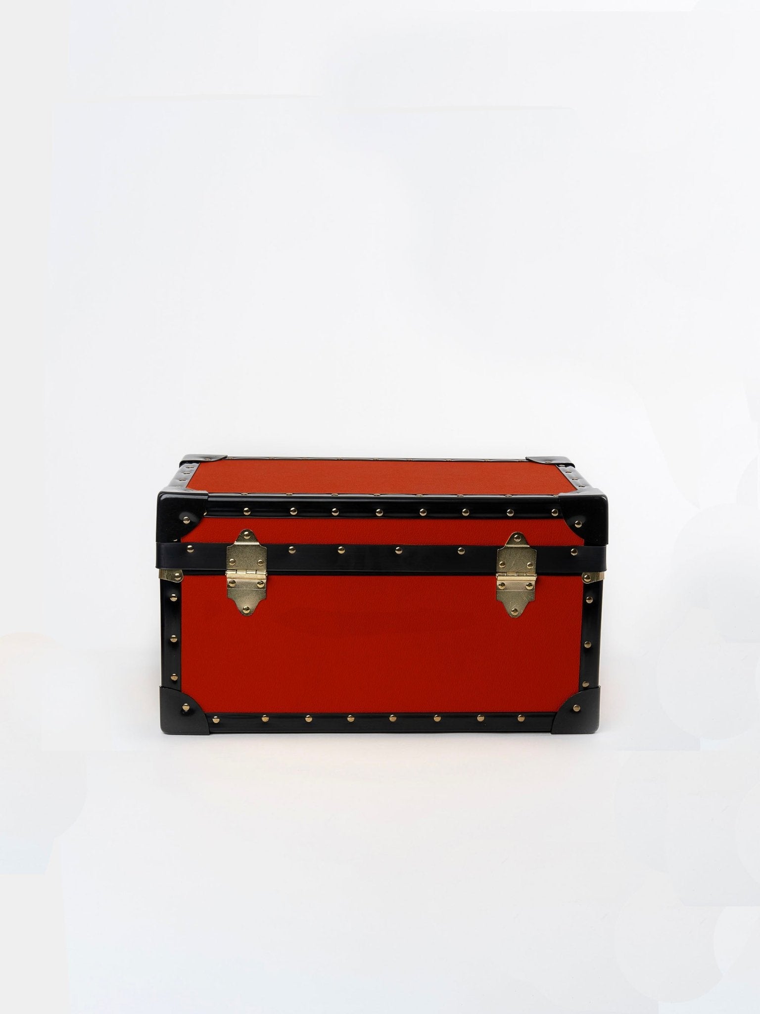 Leather Treasure Trunk - Red | Cambridge Satchel